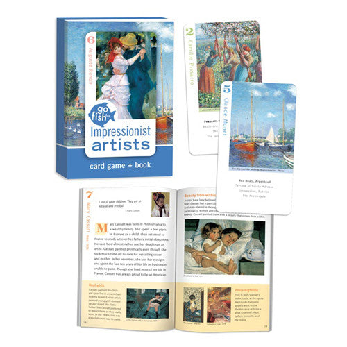 Go Fish For Impressionist Artists Playing Cards and Book| Children's ...