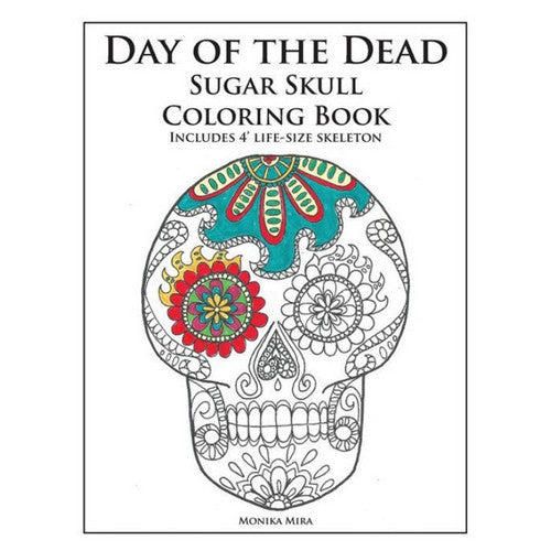 Day Of The Dead Skull Coloring Pages