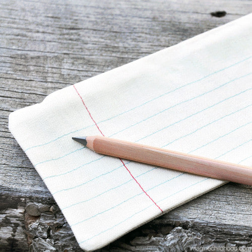 Lined Paper Pencil Case | Embroidered Pencil Case | Pencil Case ...