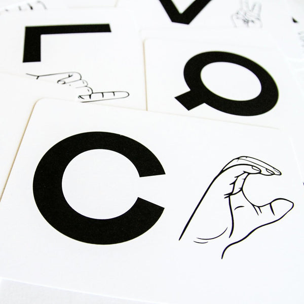 Sign Language Flash Cards – Imagine Childhood